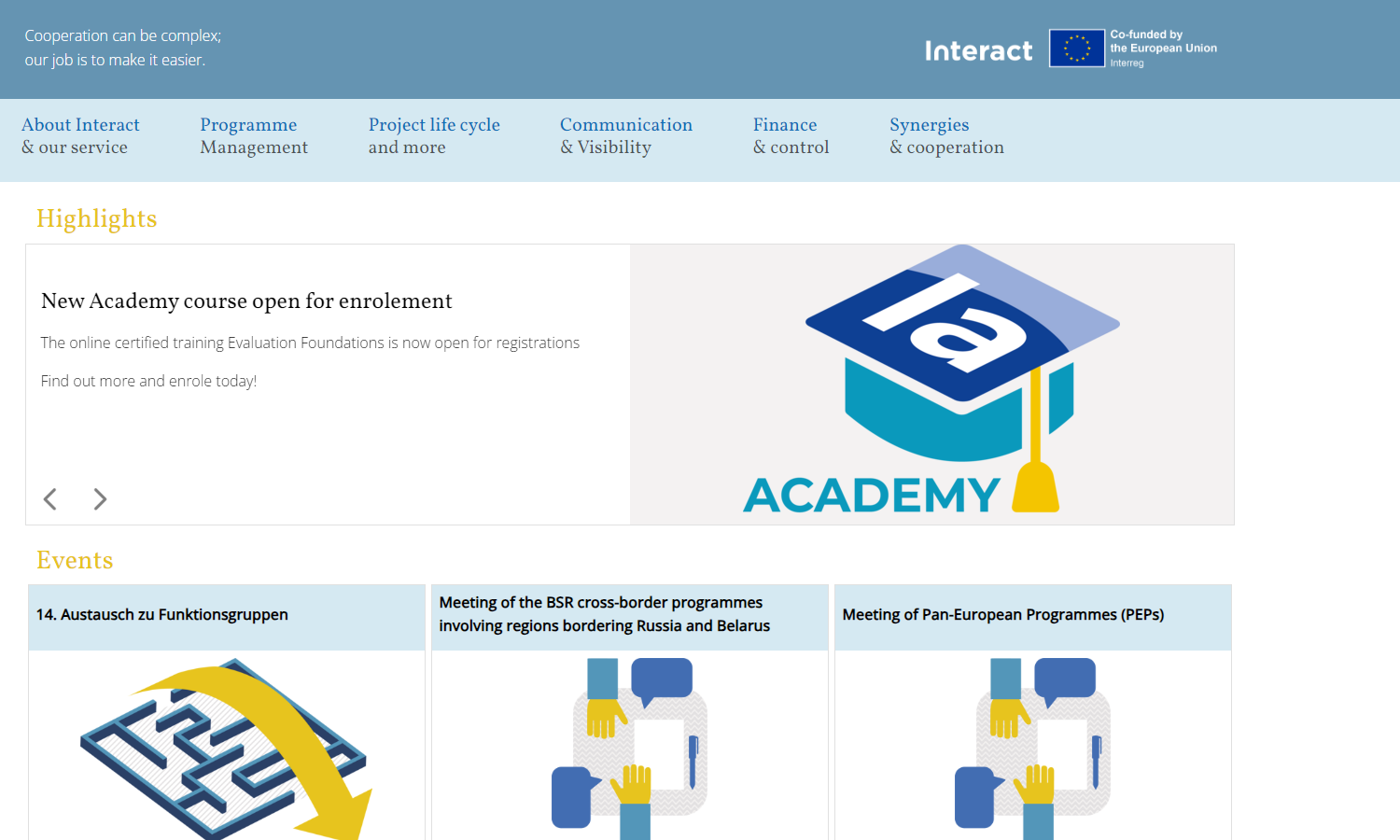 Interact | cooperation works